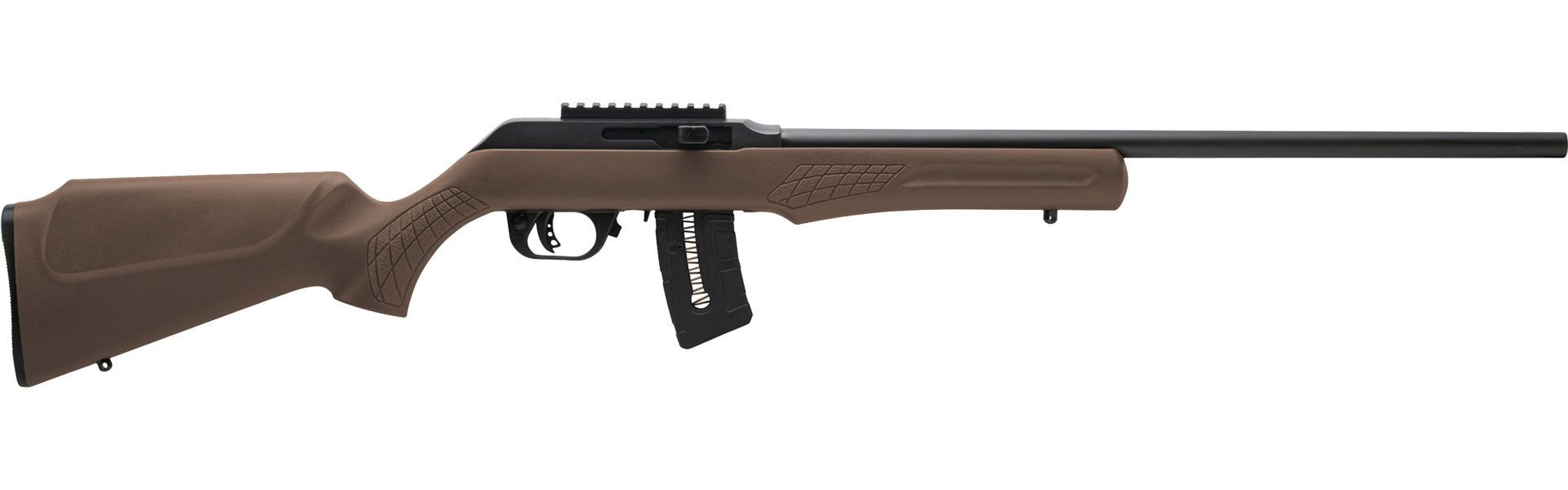 RS22M Semi-Auto .22WMR 21" Polymer Brown & Black | Rossi